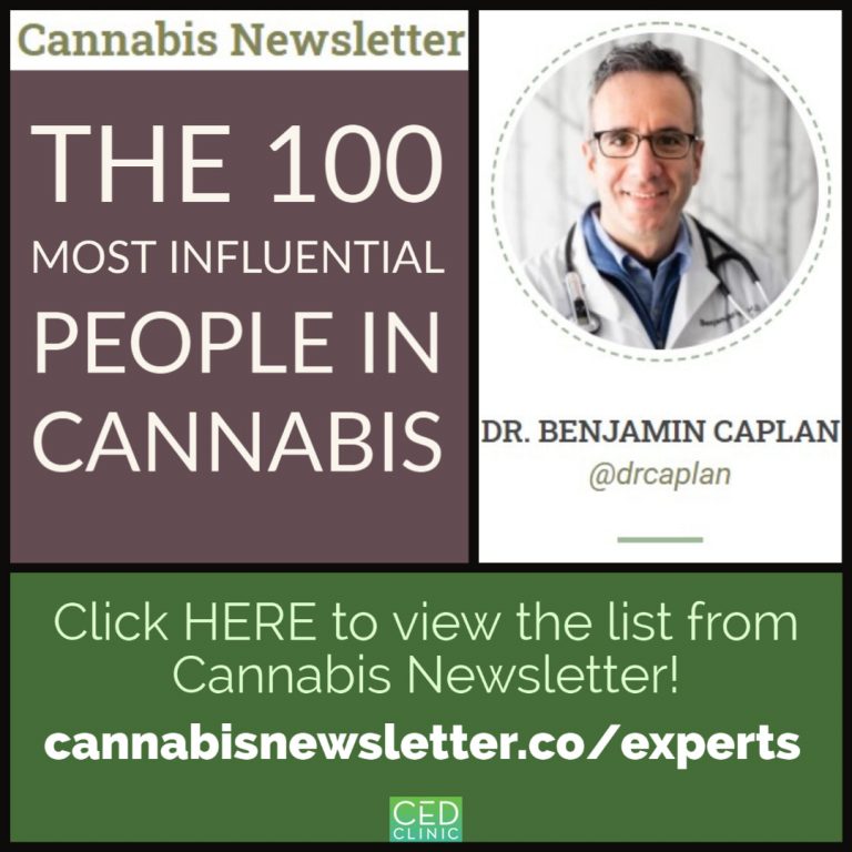 Dr. Caplan named one of the 100 most influential people in cannabis ...